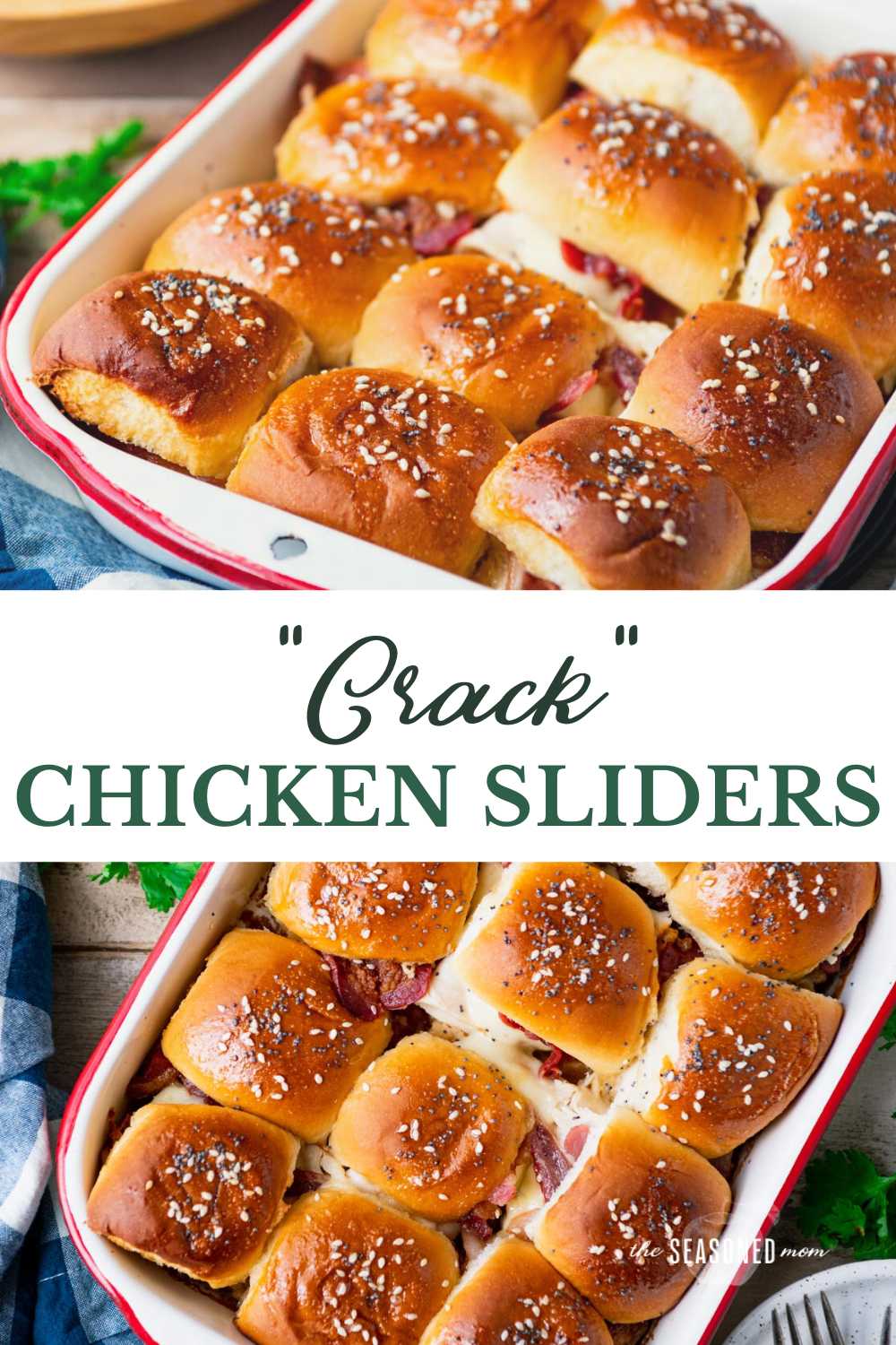 Easy "Crack" Chicken Sliders - The Seasoned Mom