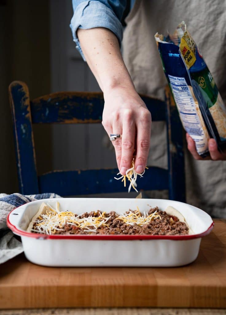 4-Ingredient Ground Beef Casserole - The Seasoned Mom