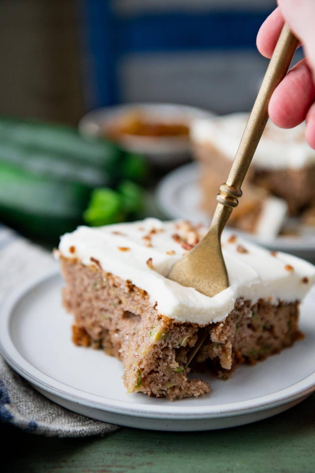 Easy Zucchini Cake - The Seasoned Mom