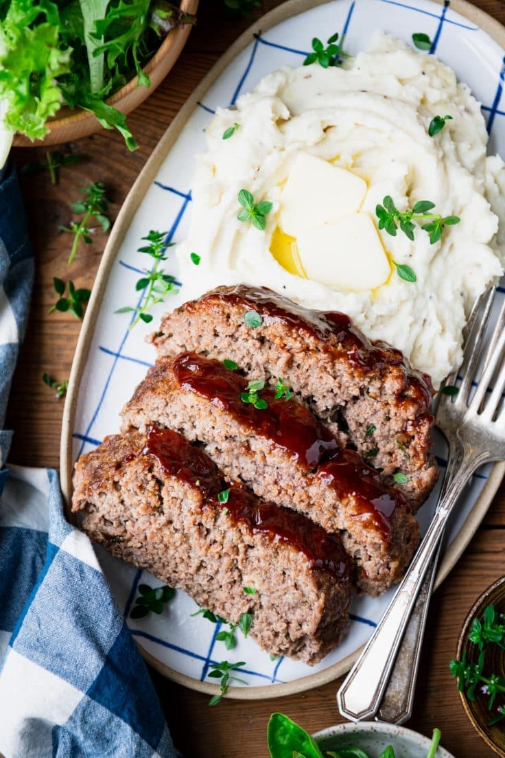 BBQ Meatloaf - The Seasoned Mom