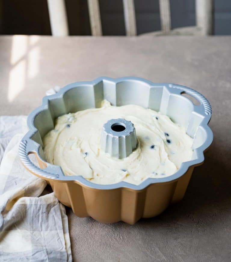 Southern Blueberry Pound Cake - The Seasoned Mom