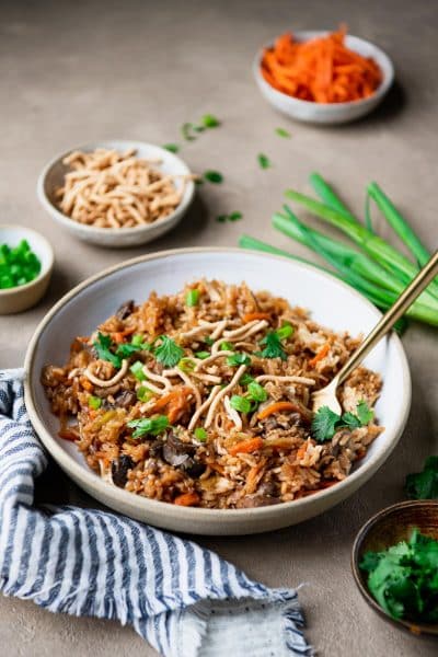 Dump-and-Bake Egg Roll Casserole - The Seasoned Mom