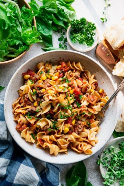 Ground Beef and Corn Casserole - The Seasoned Mom