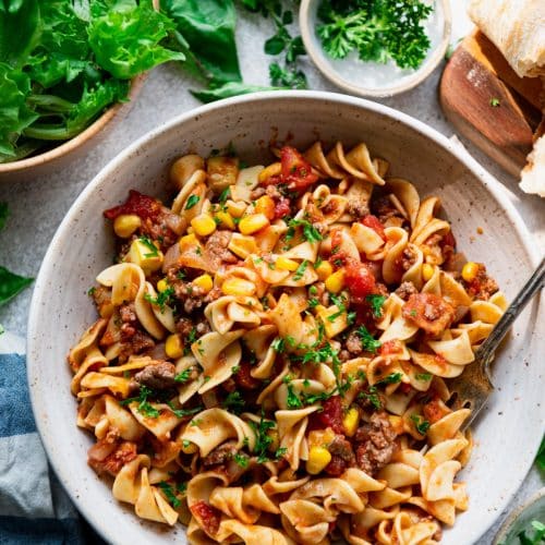 Ground Beef and Corn Casserole - The Seasoned Mom