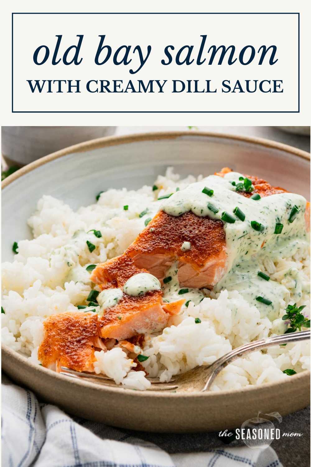 Roasted Old Bay Salmon - The Seasoned Mom