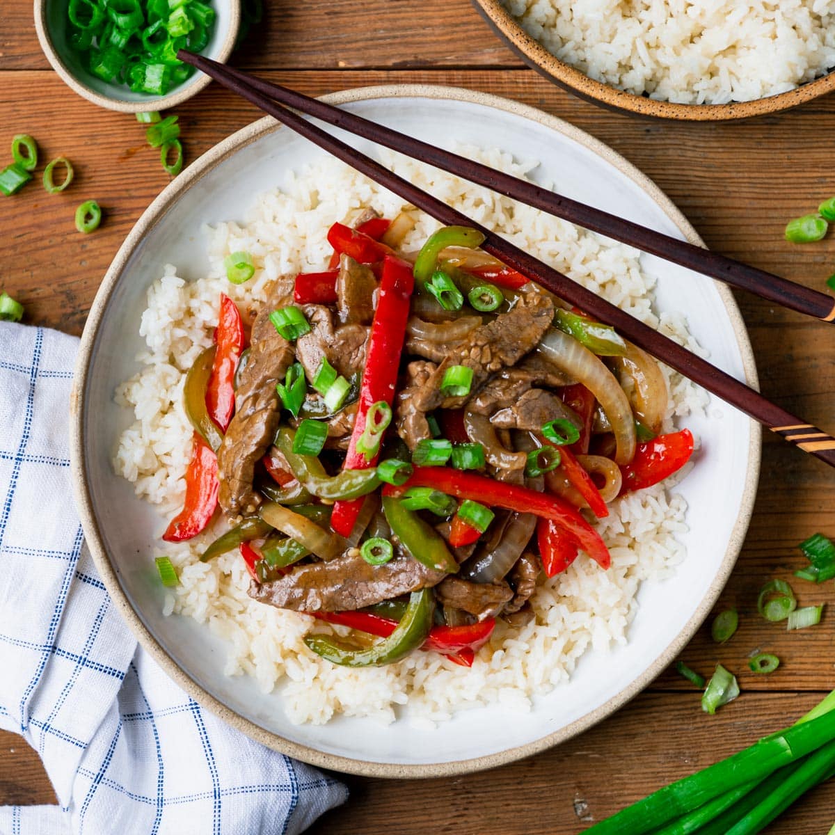 Pepper Steak With Onions