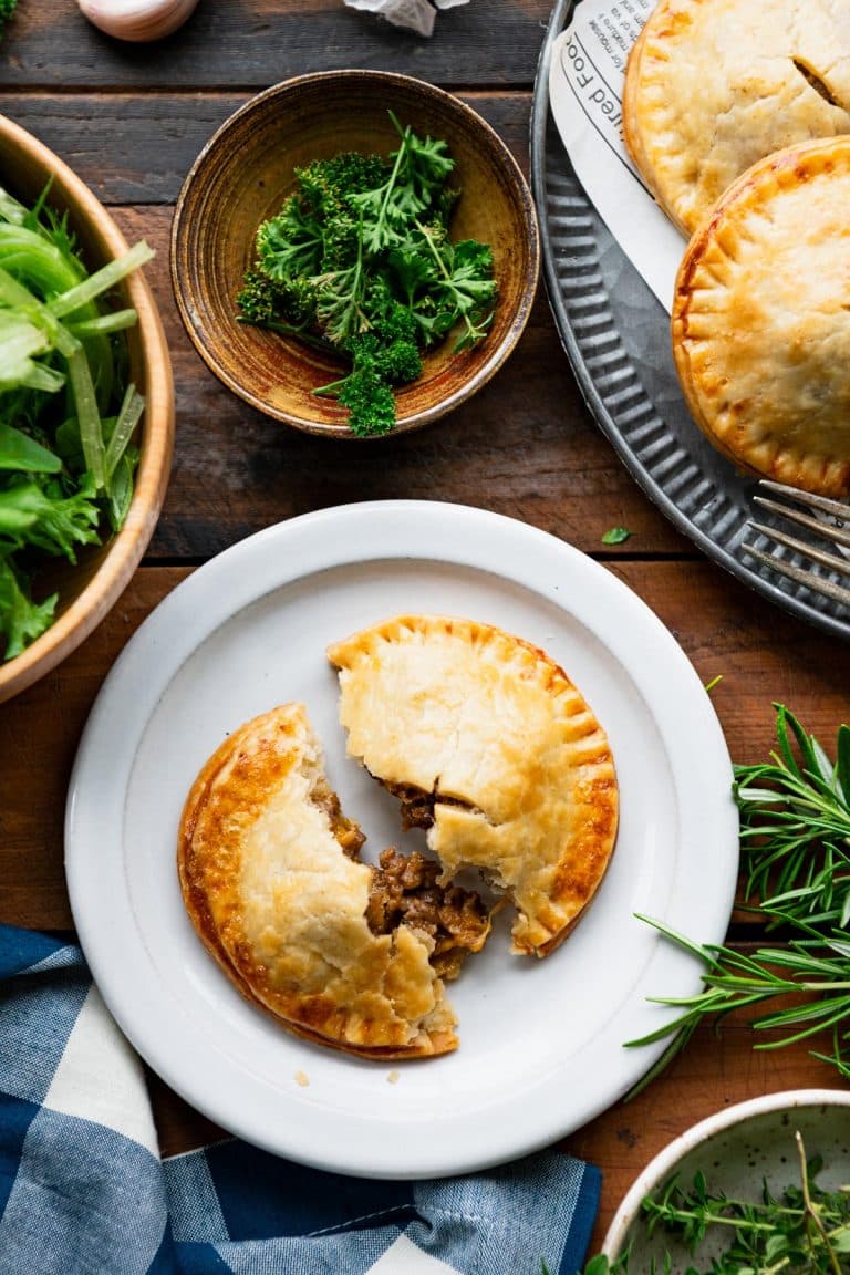 Ground Beef and Cheddar Meat Pies - The Seasoned Mom