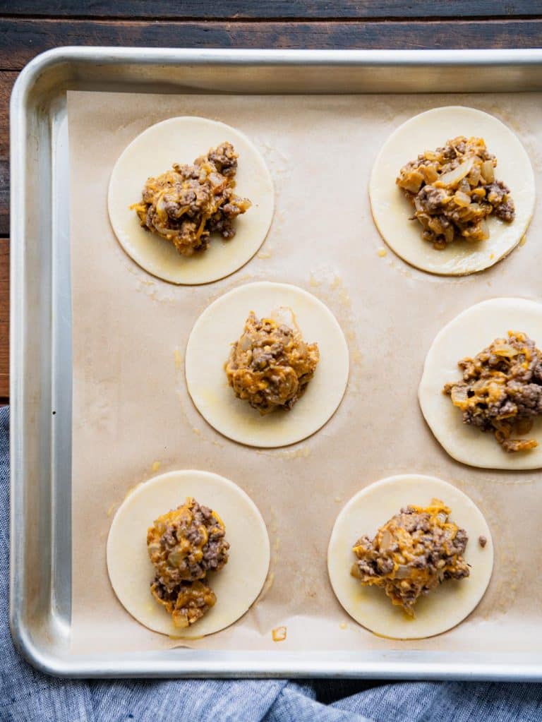 Ground Beef and Cheddar Meat Pies - The Seasoned Mom