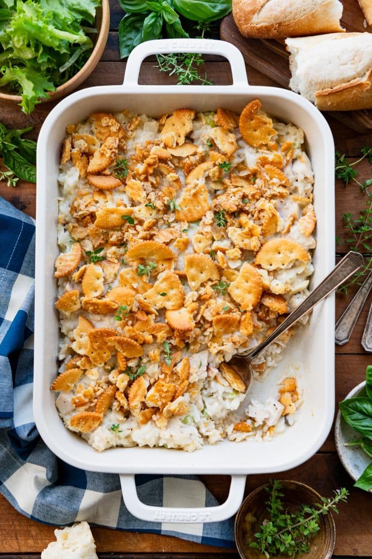 Leftover Turkey Rice Casserole - The Seasoned Mom