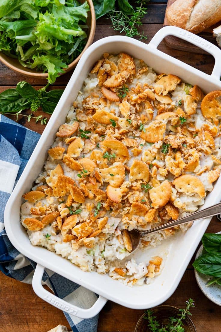 Leftover Turkey Rice Casserole - The Seasoned Mom