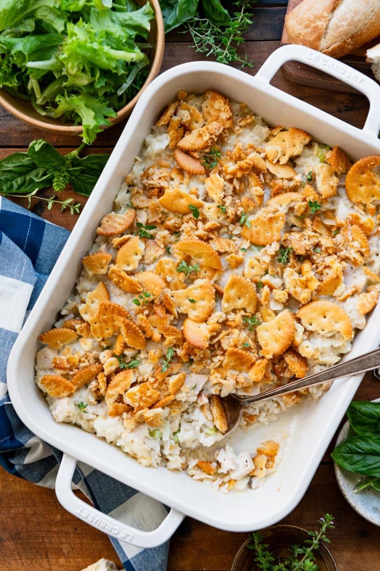 Leftover Turkey Rice Casserole - The Seasoned Mom