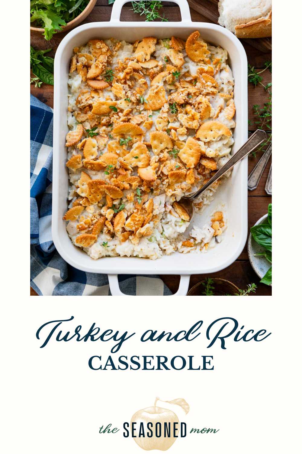 Leftover Turkey Rice Casserole - The Seasoned Mom