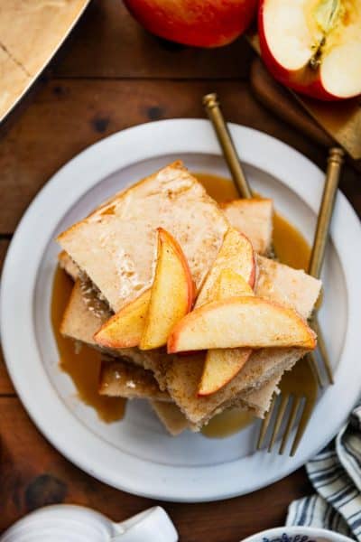 The Easiest Baked Apple Pancakes - The Seasoned Mom