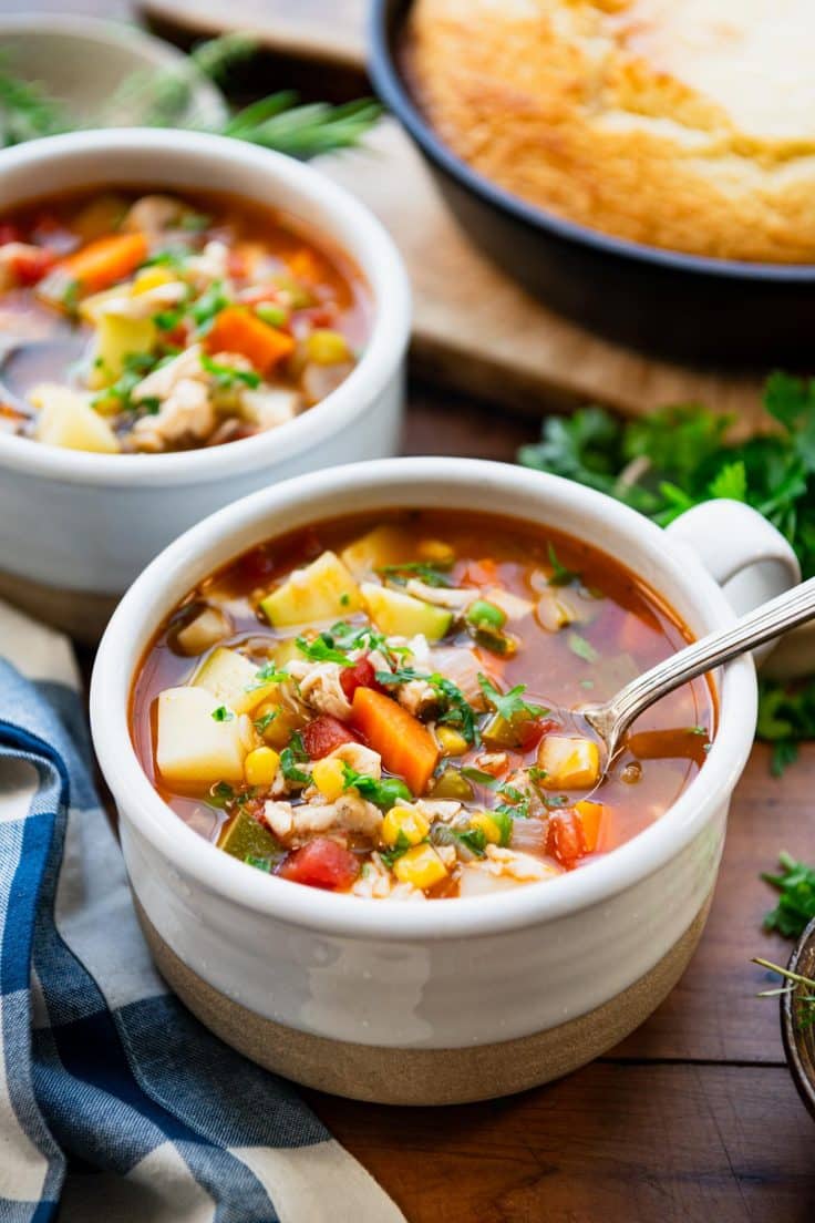 Chicken Vegetable Soup (Healthy, Easy, and Freezer-Friendly)