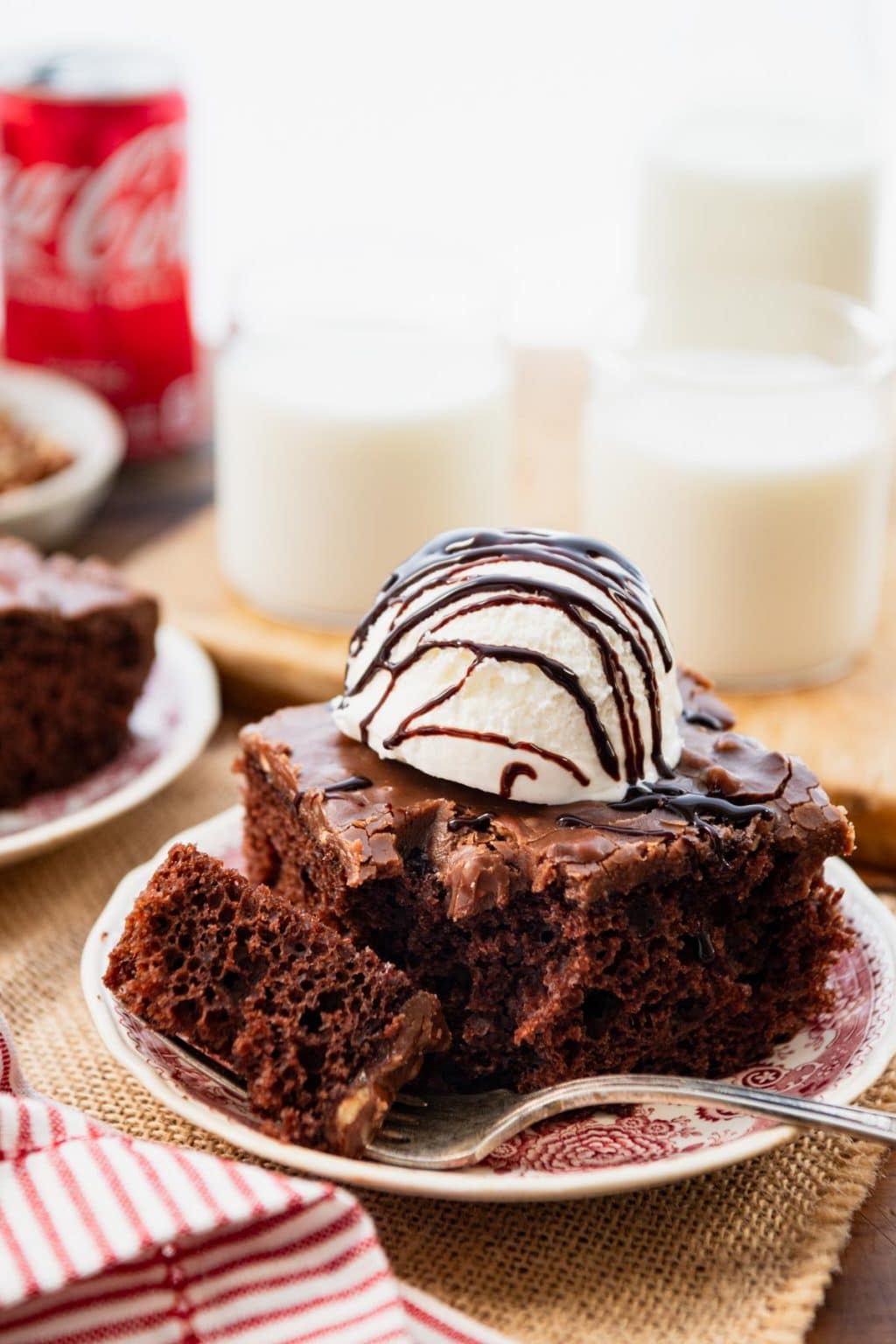 Southern Coca Cola Cake with Cake Mix - The Seasoned Mom