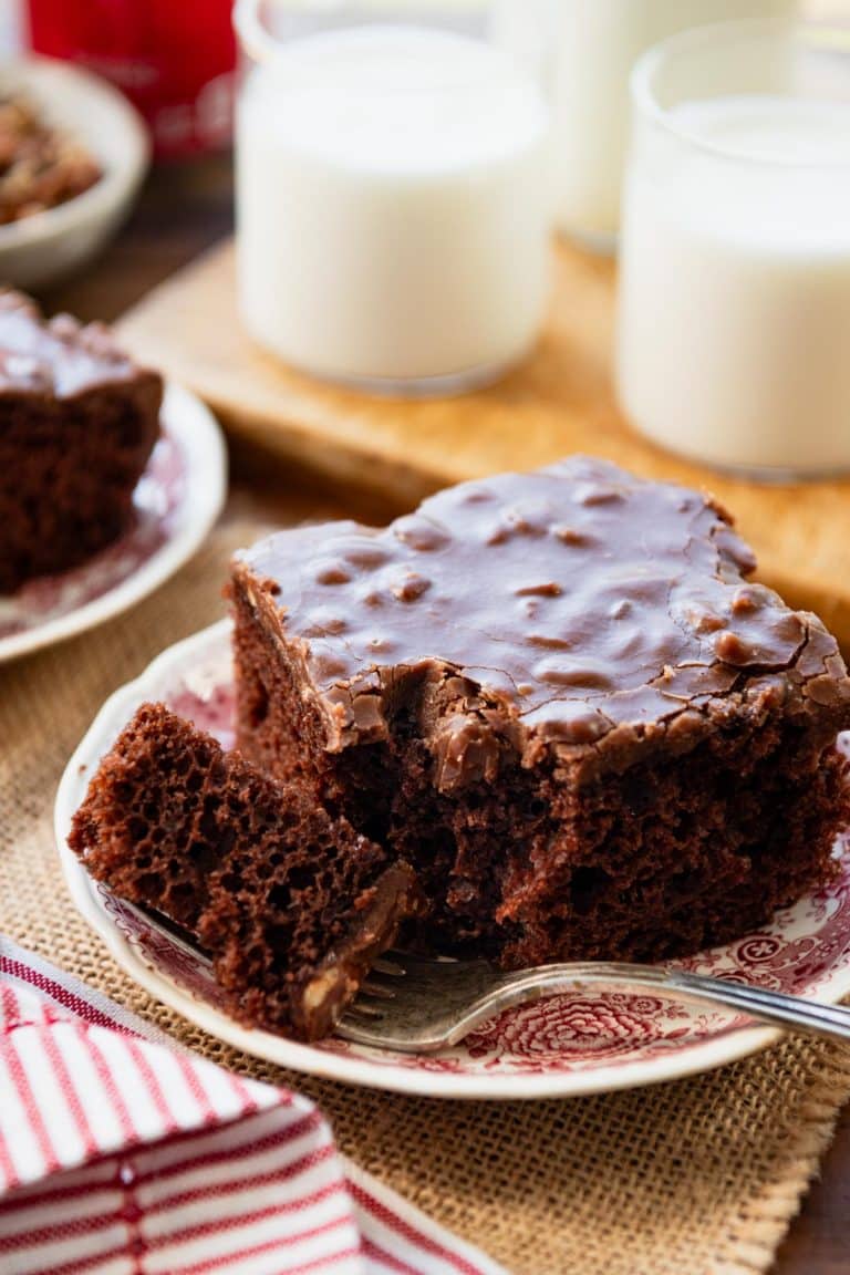Southern Coca Cola Cake with Cake Mix - The Seasoned Mom