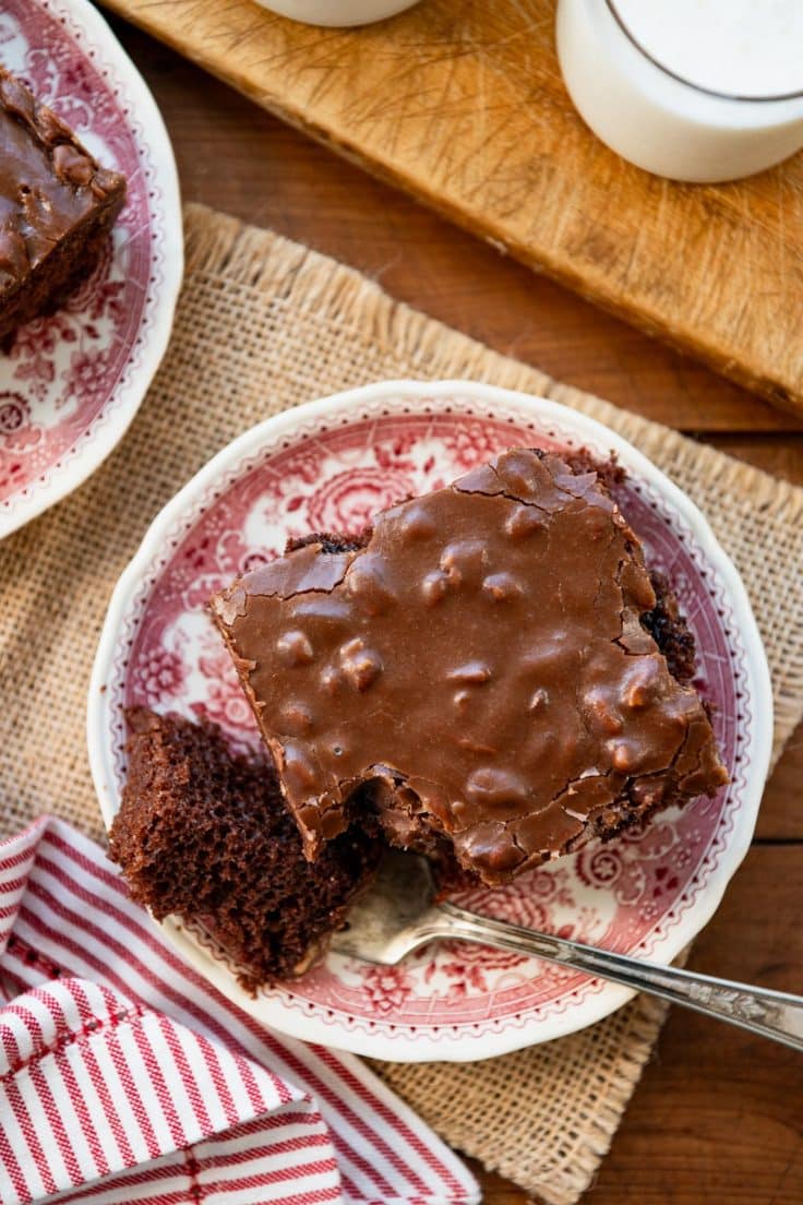 Southern Coca Cola Cake with Cake Mix - The Seasoned Mom