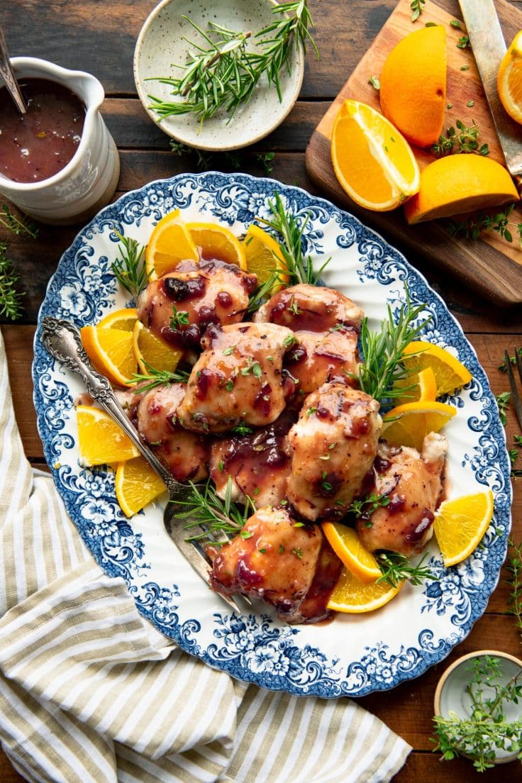 Crock Pot Cranberry Chicken - The Seasoned Mom