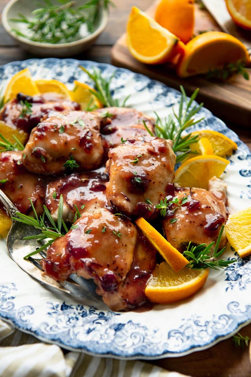 Crock Pot Cranberry Chicken - The Seasoned Mom