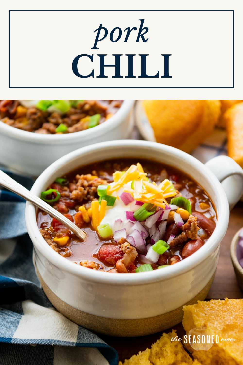 Pork Chili {Easy Ground Pork Chili Recipe} – The Seasoned Mom