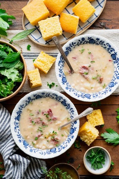 Senate Bean Soup {Classic Navy Bean Soup} – The Seasoned Mom