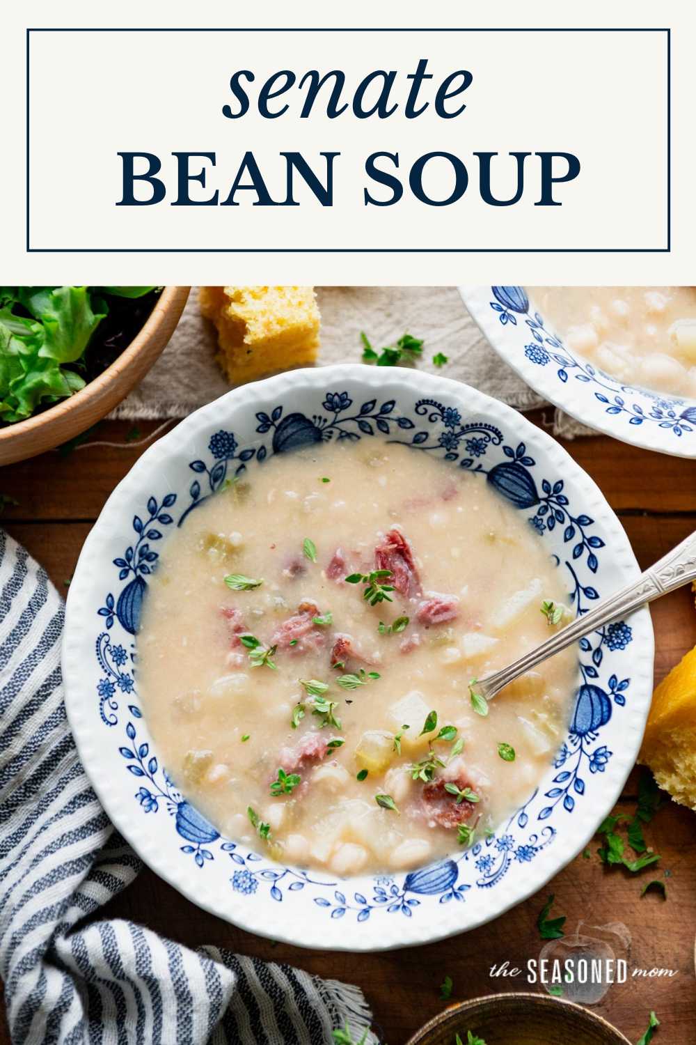 Senate Bean Soup {Classic Navy Bean Soup} – The Seasoned Mom
