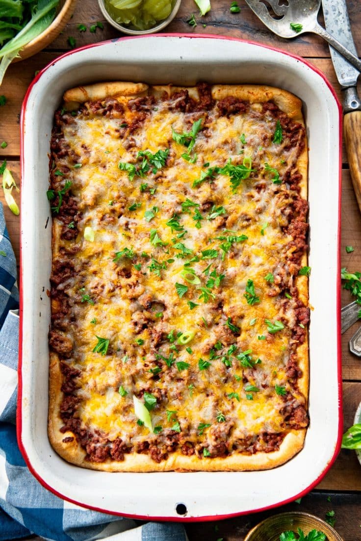 Crescent Roll Sloppy Joe Casserole - The Seasoned Mom