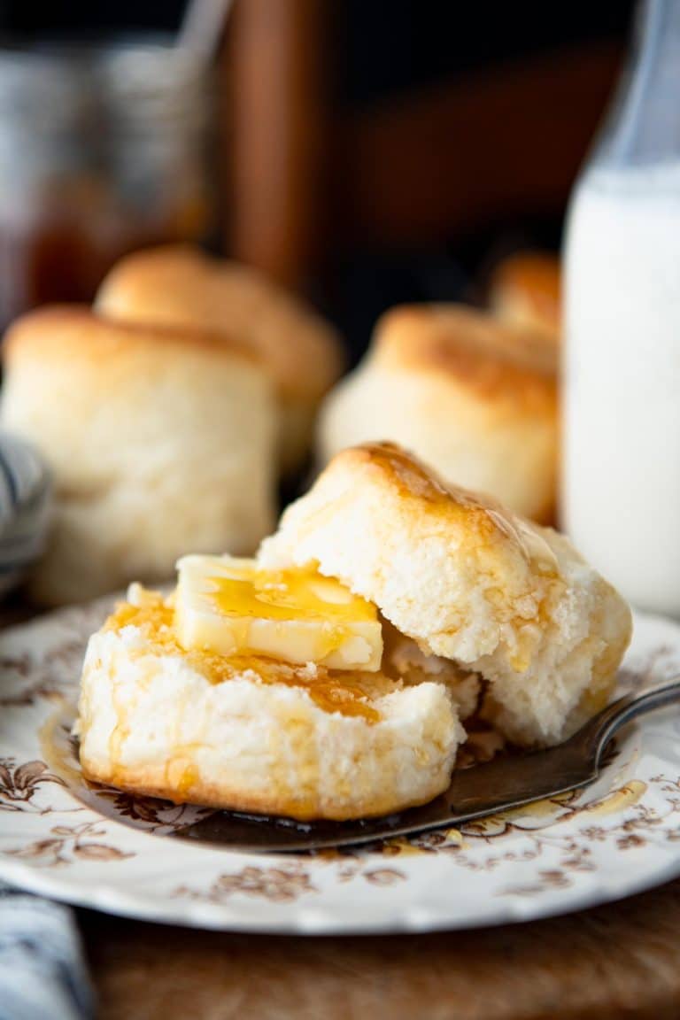 Cream Biscuits {Just 4 Ingredients!} - The Seasoned Mom