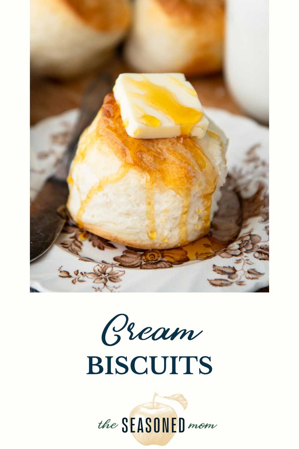 Cream Biscuits {Just 4 Ingredients!} - The Seasoned Mom