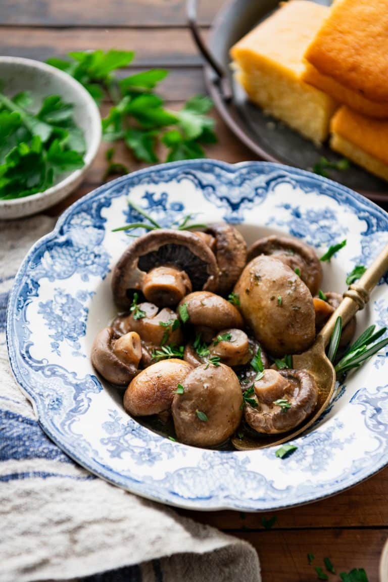Crockpot Mushrooms - The Seasoned Mom