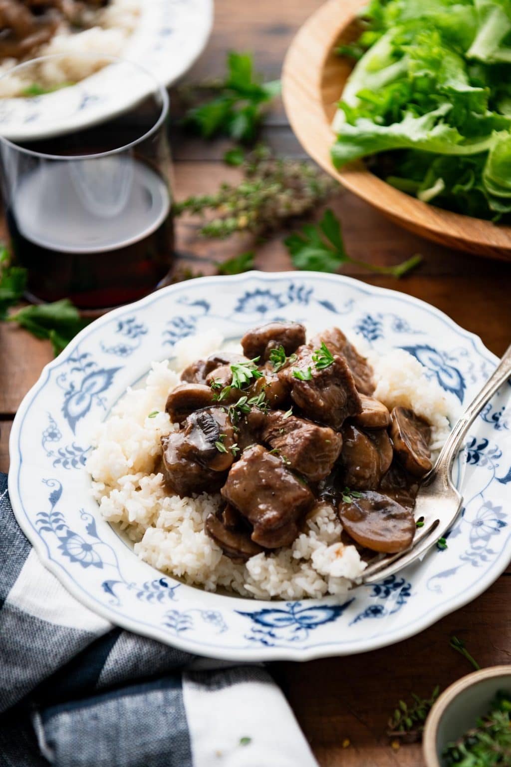 Southern Beef Tips and Rice - The Seasoned Mom