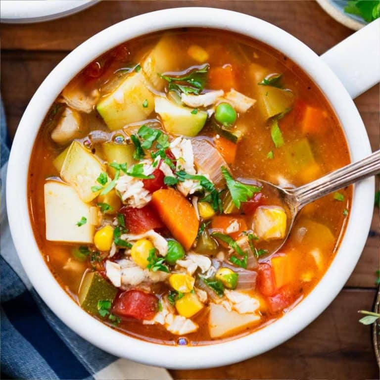 Chicken and Stars Soup - The Seasoned Mom
