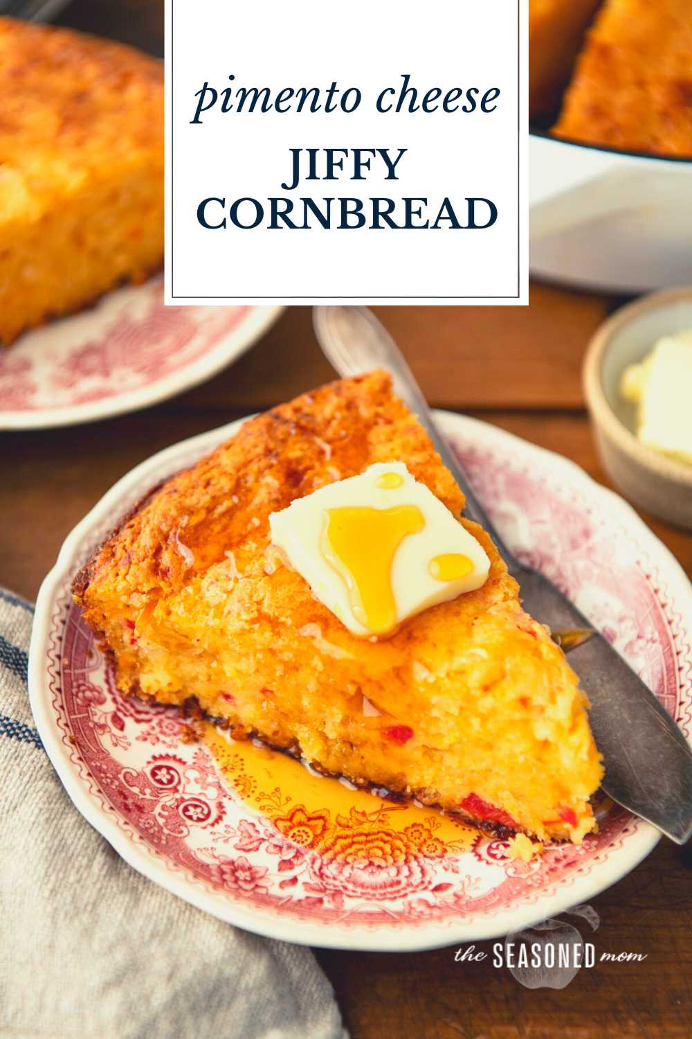 Moist Pimento Cheese Jiffy Cornbread - The Seasoned Mom