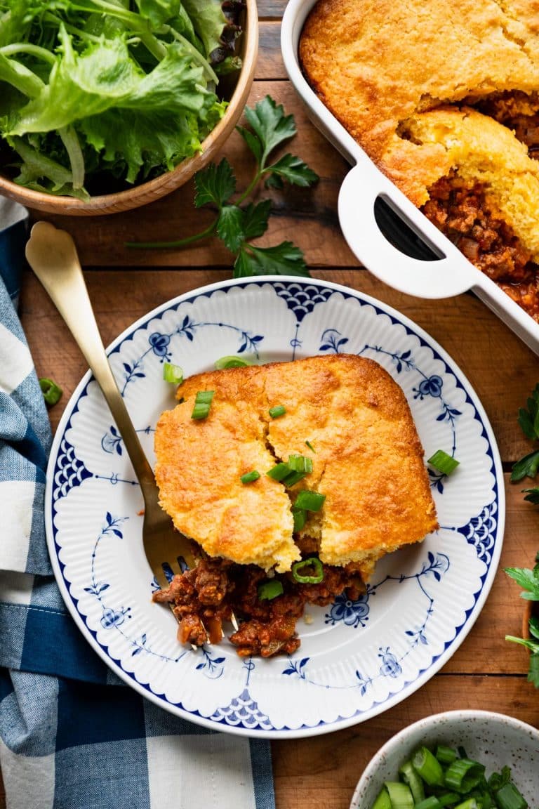 Sloppy Joe Cornbread Casserole - The Seasoned Mom
