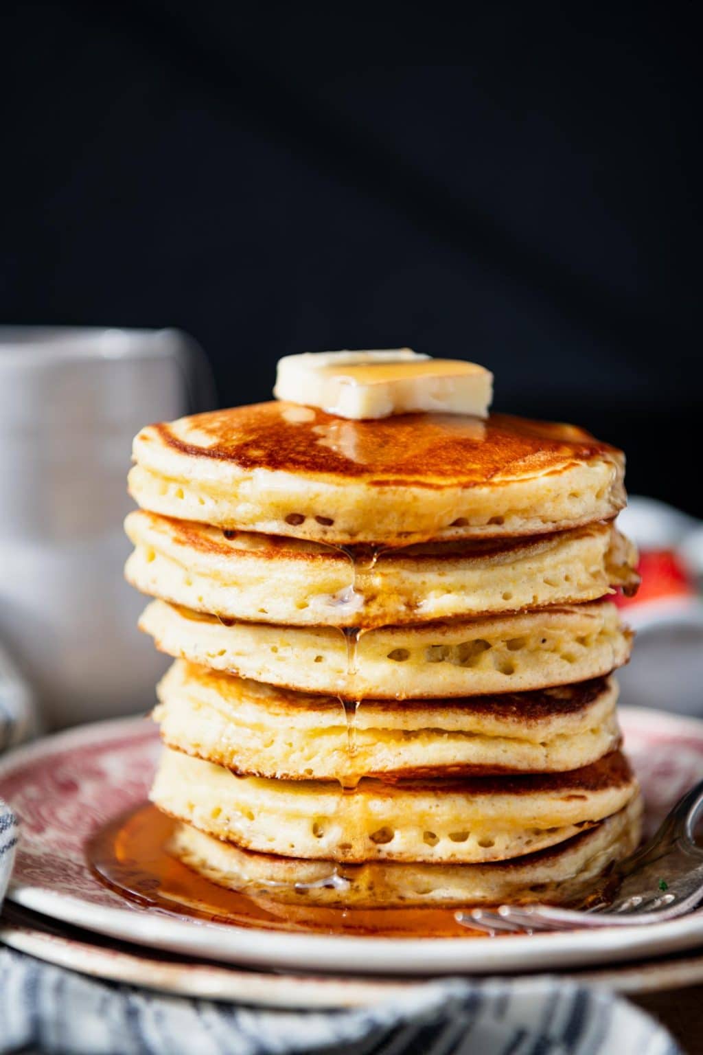 Jiffy Cornmeal Pancakes (Quick + Easy) - The Seasoned Mom