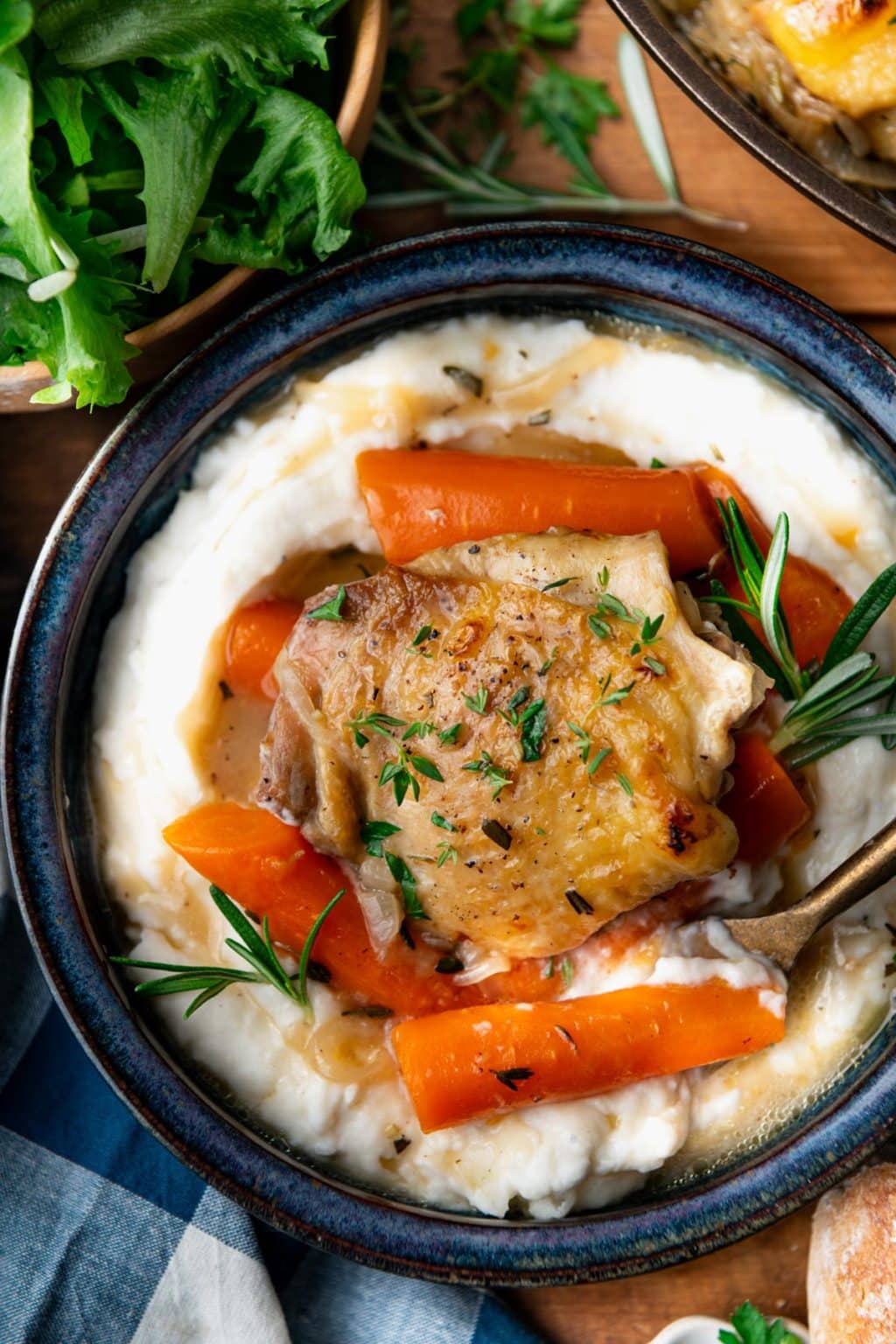 Braised Chicken Thighs with Gravy - The Seasoned Mom