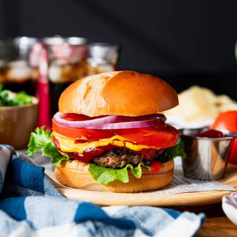 Cast Iron Skillet Burgers - The Seasoned Mom