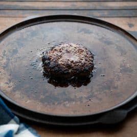 Cast Iron Skillet Burgers - The Seasoned Mom