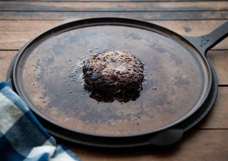 Cast Iron Skillet Burgers - The Seasoned Mom