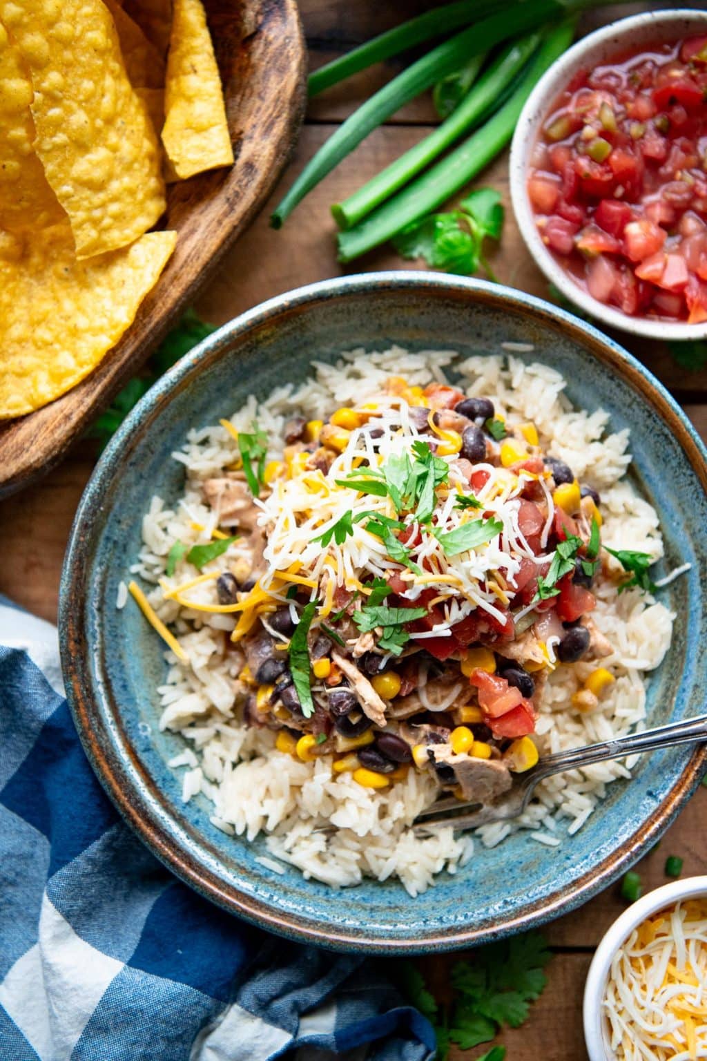 Fiesta Crockpot Chicken - The Seasoned Mom