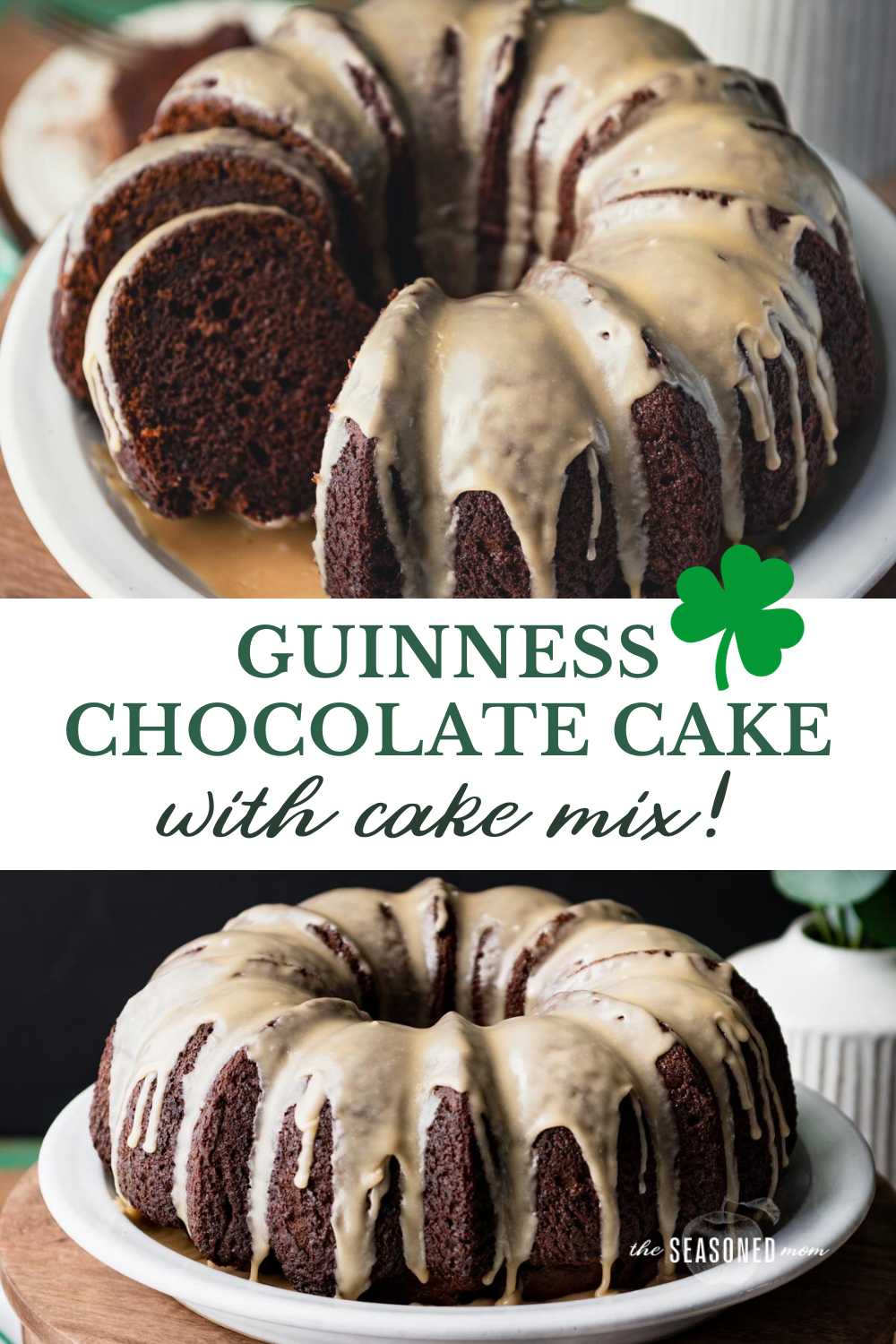 Guinness Chocolate Cake {with Cake Mix} - The Seasoned Mom