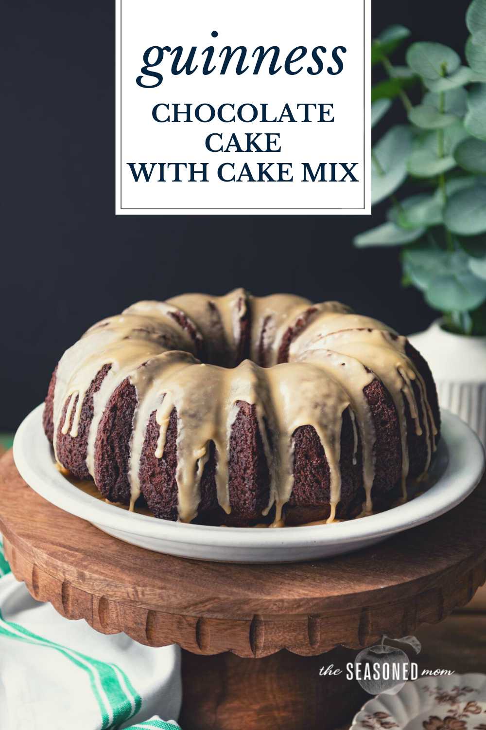 Guinness Chocolate Cake {with Cake Mix} - The Seasoned Mom