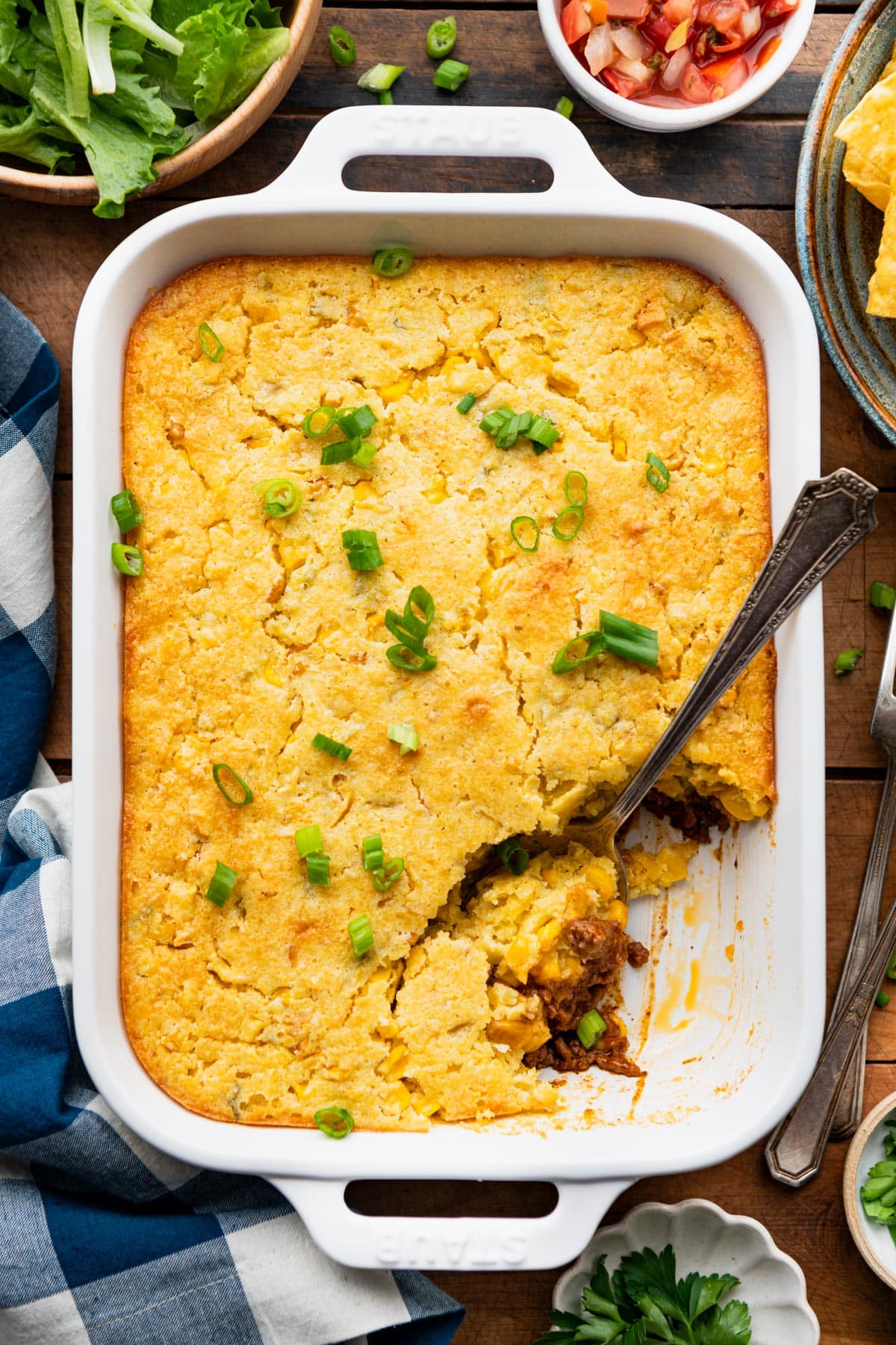 Jiffy Cornbread Taco Bake - The Seasoned Mom