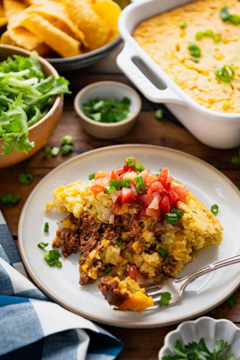 Jiffy Cornbread Taco Bake - The Seasoned Mom
