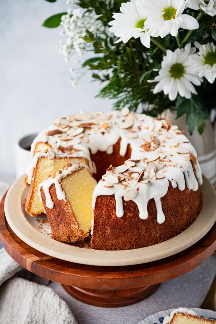 Almond Pound Cake - The Seasoned Mom