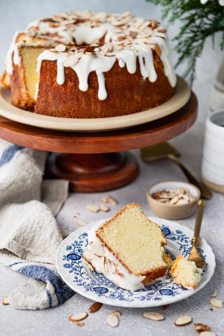 Almond Pound Cake - The Seasoned Mom