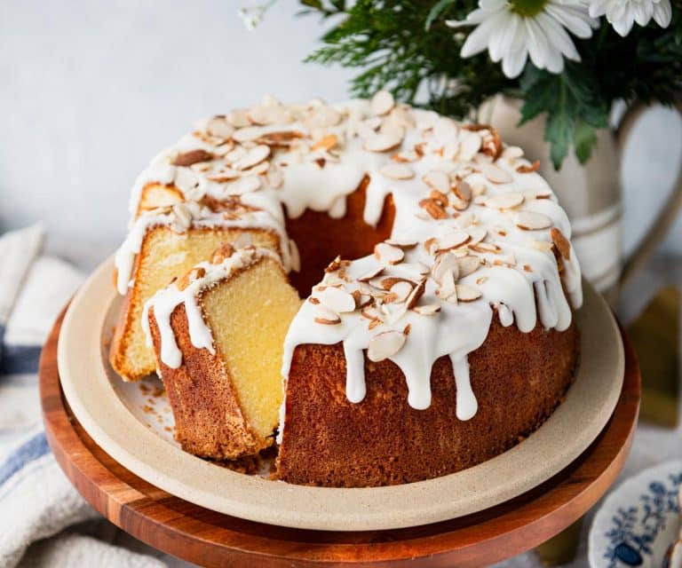 Almond Pound Cake - The Seasoned Mom