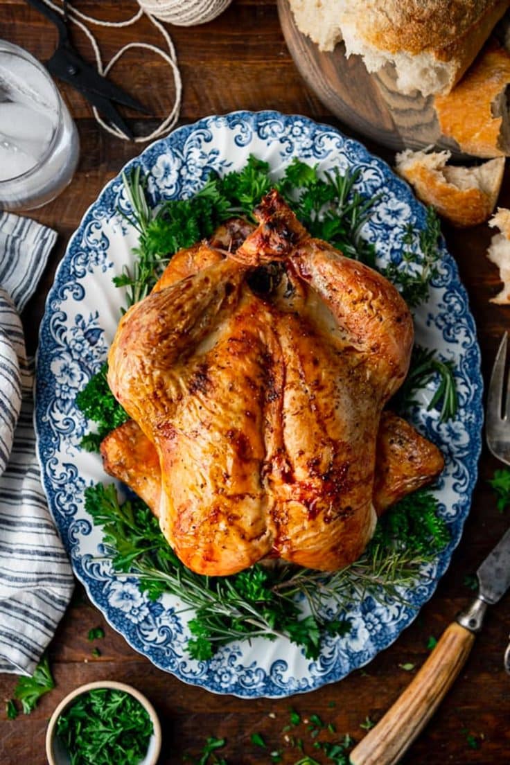 Crisp and Juicy Whole Dutch Oven Chicken - The Seasoned Mom