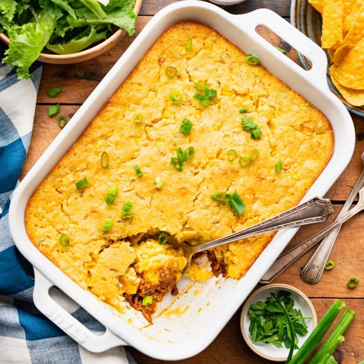 Jiffy Cornbread Taco Bake - The Seasoned Mom