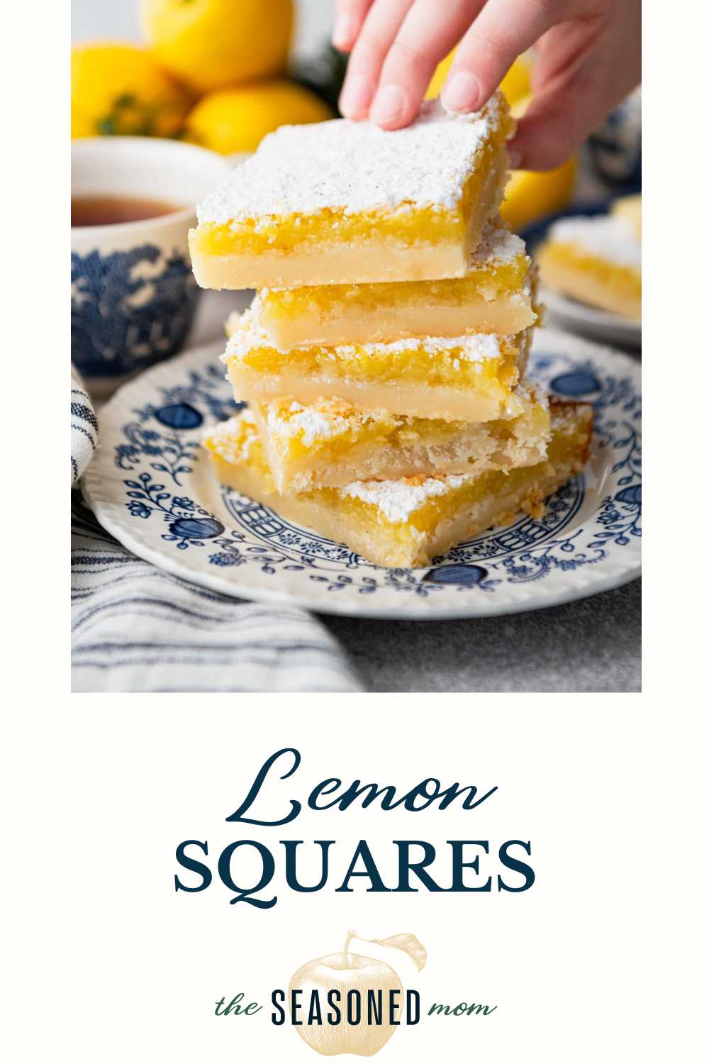 Old-Fashioned Lemon Squares {Easy 10-Minute Prep Recipe} – The Seasoned Mom
